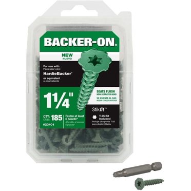 Ramset 23410 Backer-On Screw 10"X1-5/8" - Walmart.com