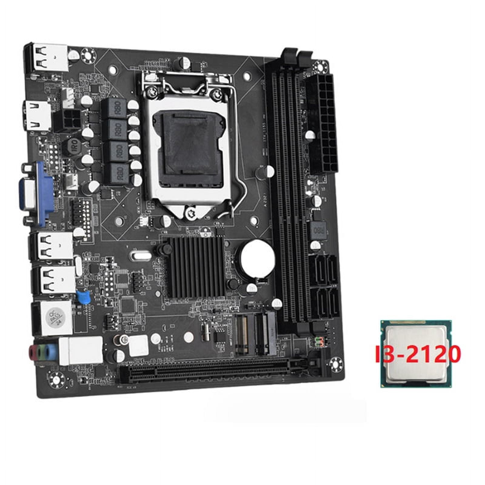 ITX H61 Desktop Motherboard +I3-2120 CPU LGA 1155 Support Up to 16GB ...