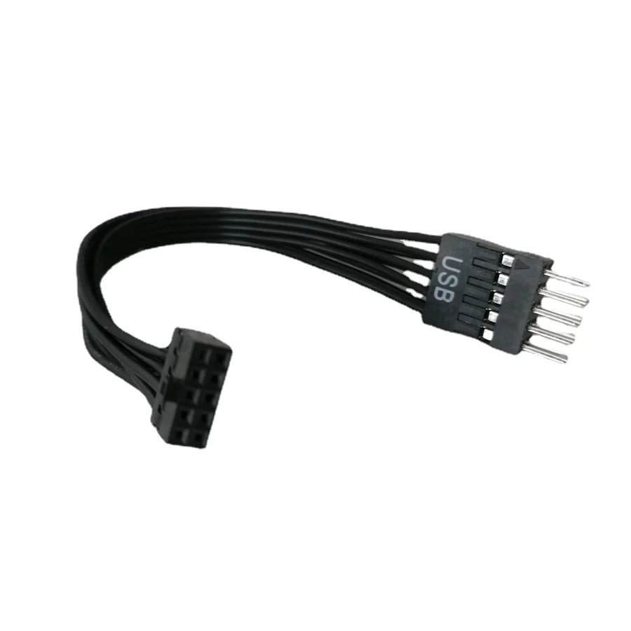 ITX Mini Motherboard USB Small Type 9Pin 2.0mm Female to ATX Mainboard ...