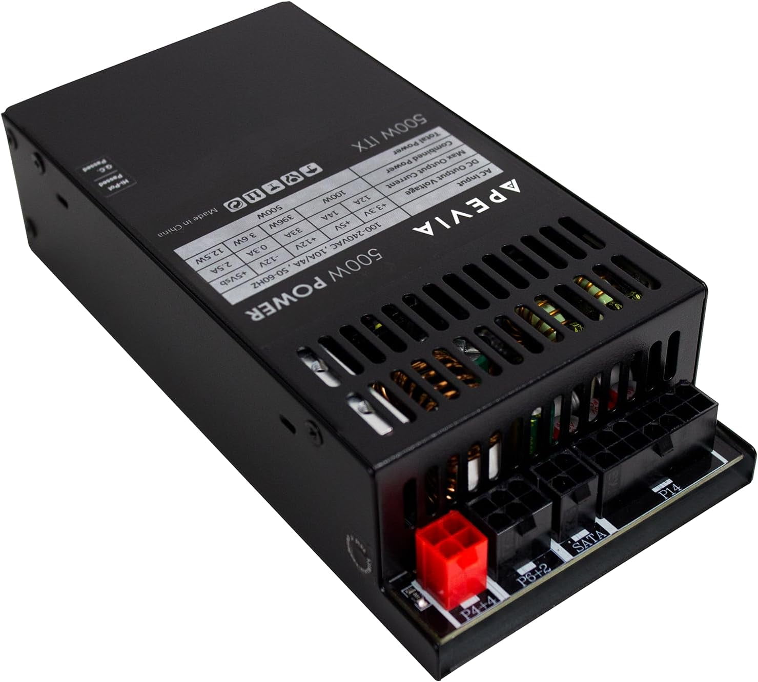 ITX-PFC500W Mini ITX/Flex ATX / 1U 500W Fully Modular Power Supply ...