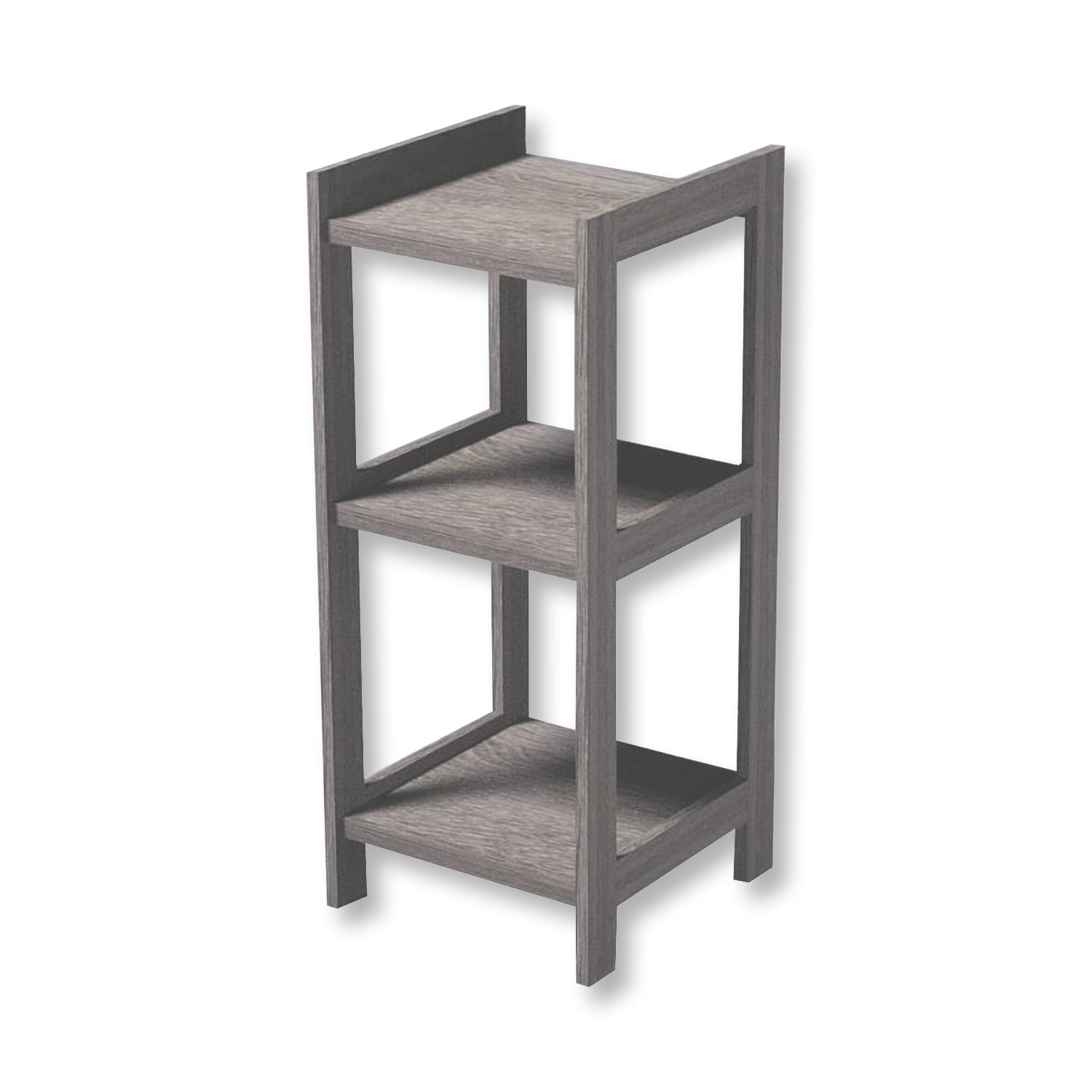 ITY International - 3 Tier MDF Shelving Unit, 13.5" x 30.9" x 13 ...
