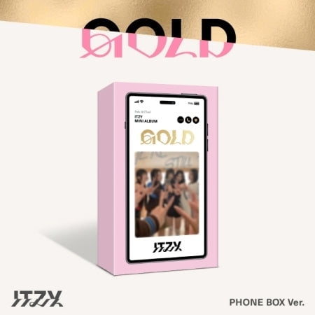 ITZY - [GOLD] 9th Mini Album SPECIAL Edition PHONE BOX Version ...