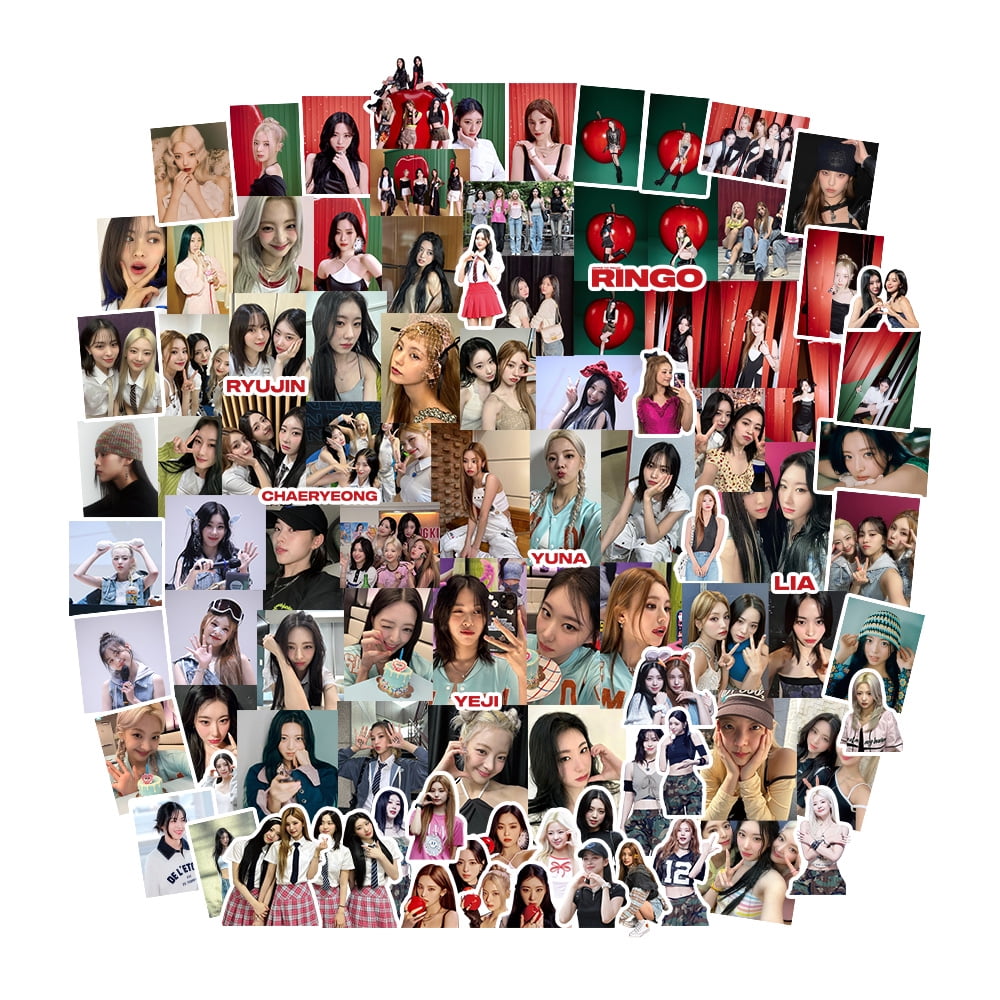 ITZY RINGO 100Pcs Sticker pack ITZY Vinyl Waterproof sticker for laptop ...