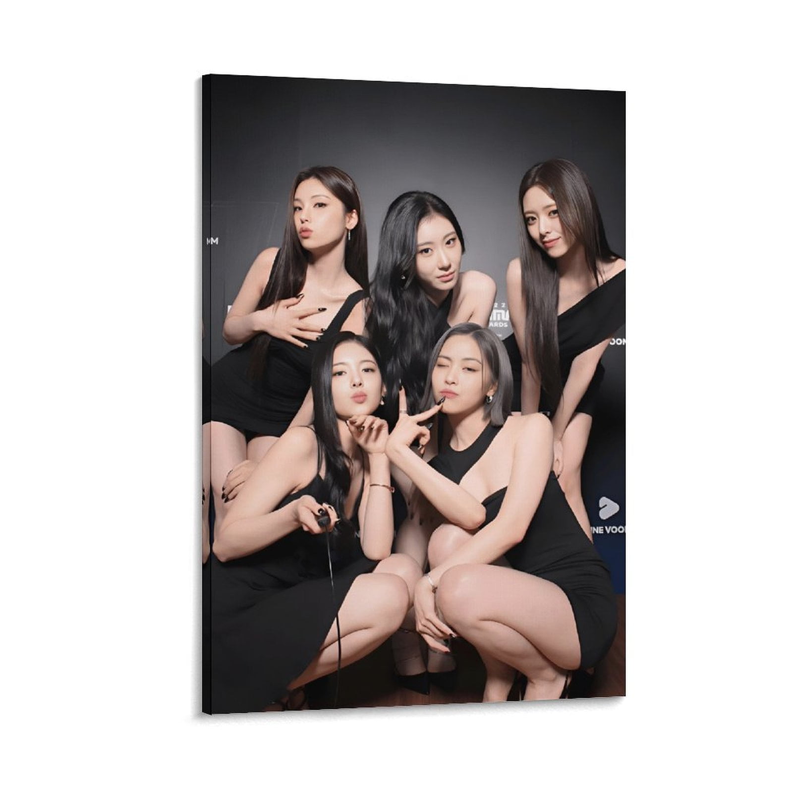 ITZY Sexy Girl Troupe Hot And Spicy Art Poster Room Aesthetic Poster Print Art Wall Painting ...