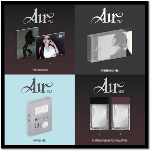 ITZY YEJI Air All Ver Set [Photobook 2 Ver + Oxygen Pack + Mystery Box + POCAALBUM 2 Ver Set ...