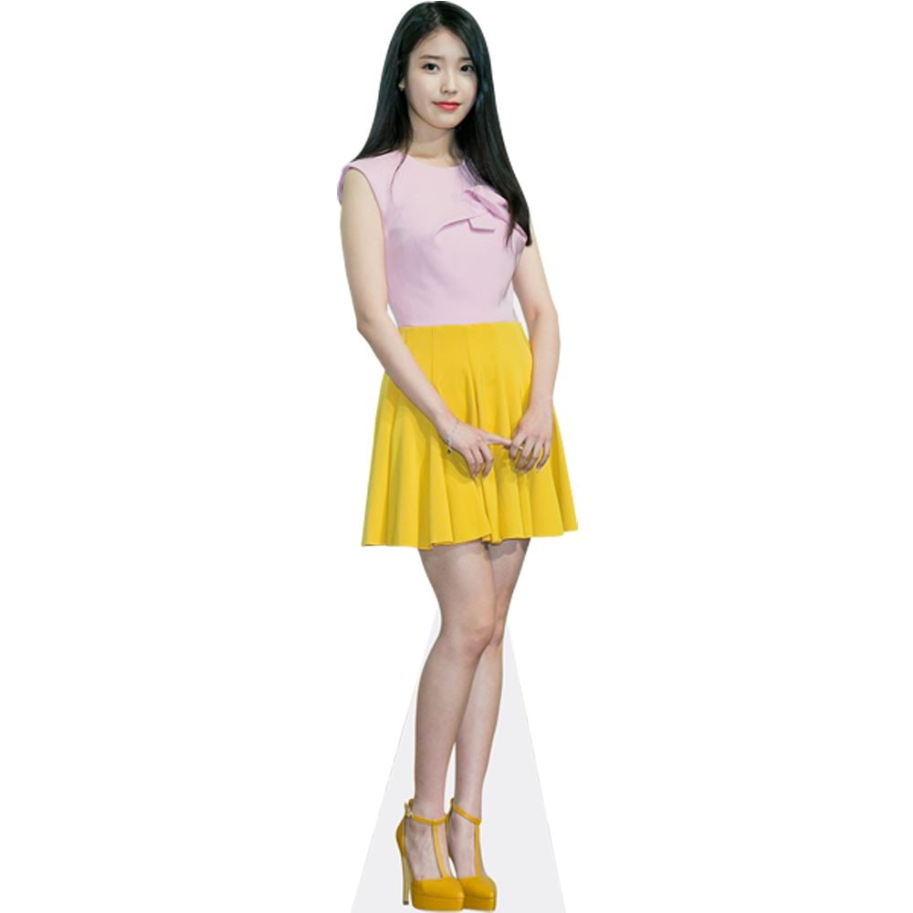 IU (Yellow Skirt) Lifesize Cardboard Cutout Standee - Walmart.com