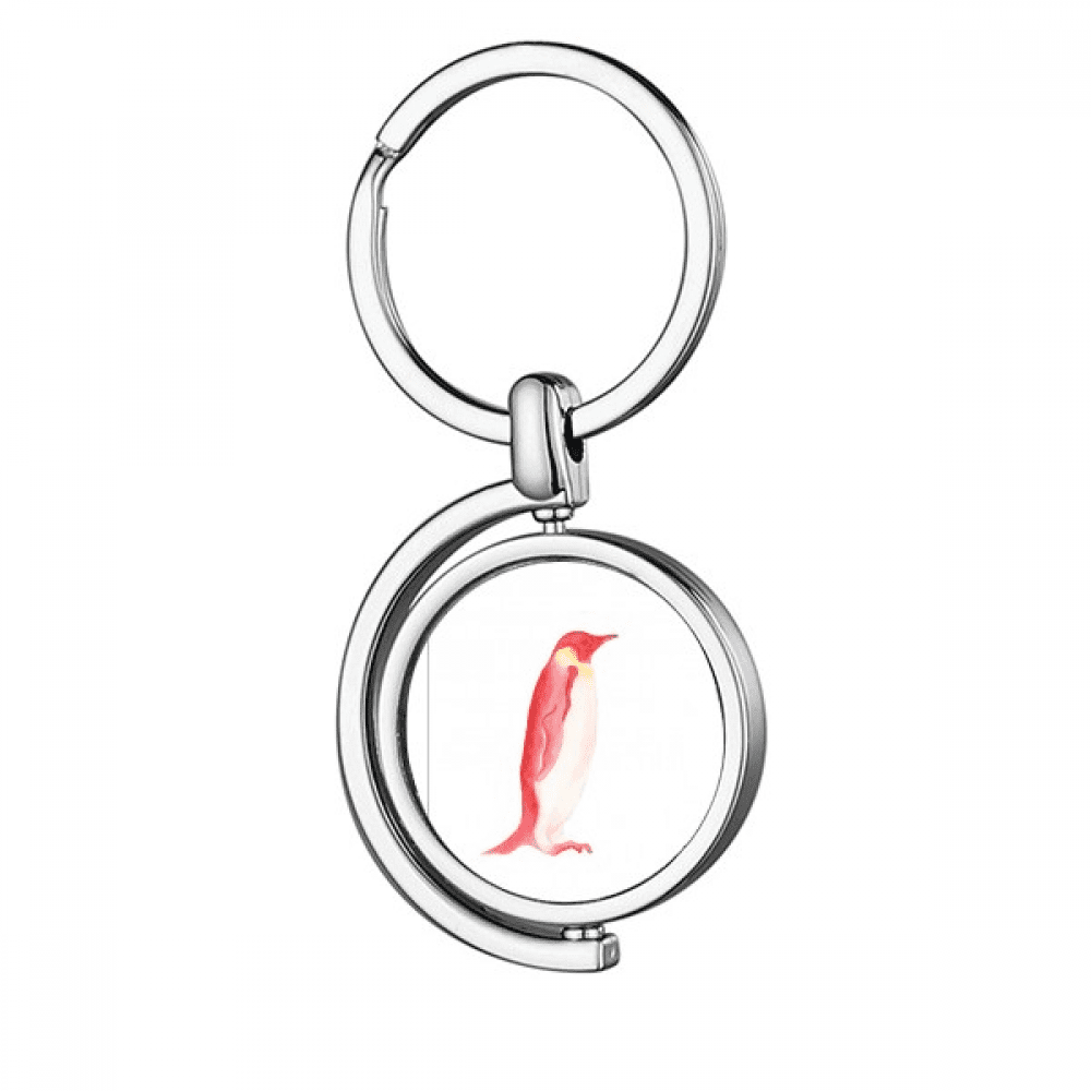 IUCN Endangered Animals Red Emperor Penguin Rotating Keychain Metal ...