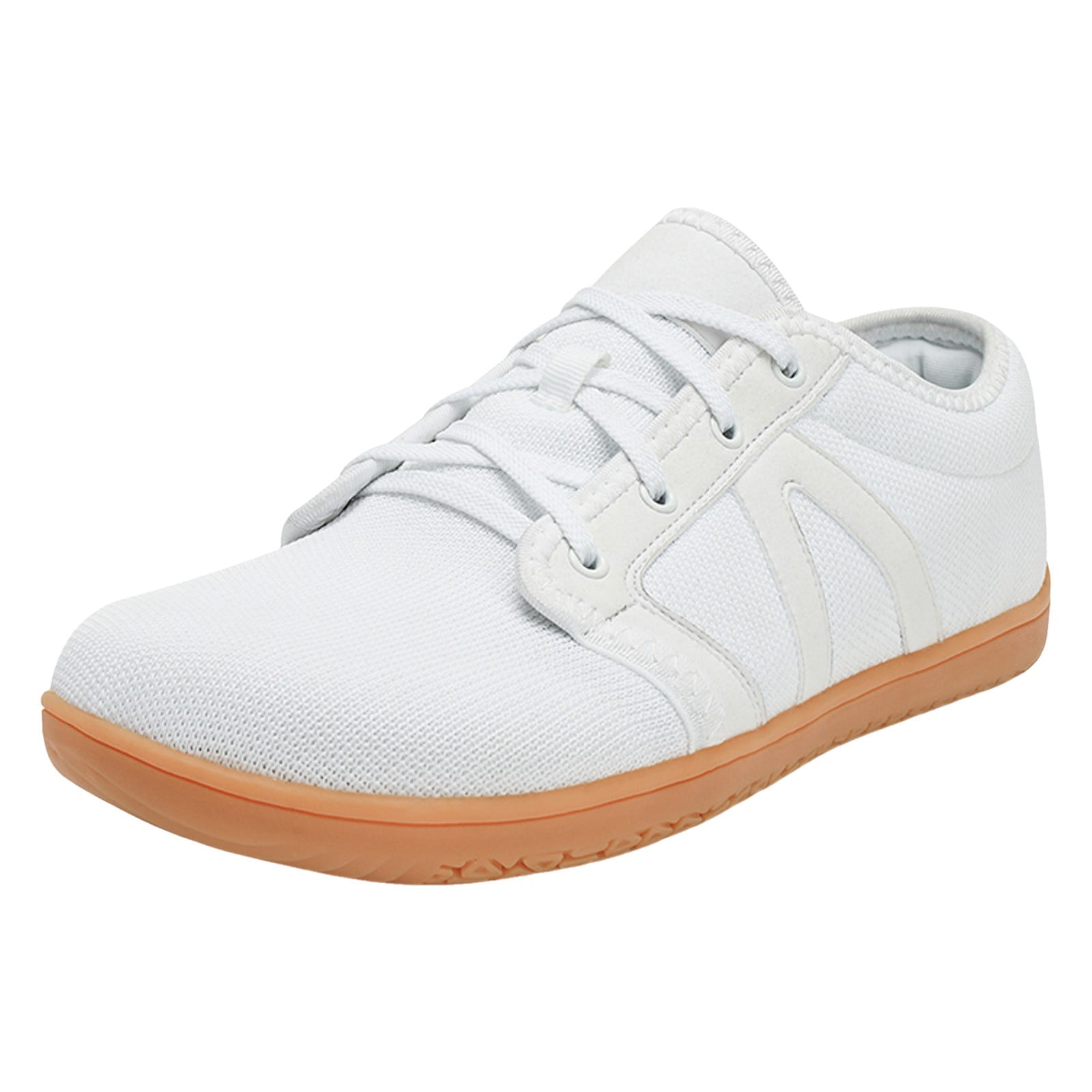 IUJSOY Mens Canvas Barefoot Shoes Wide Toe Box Minimalist Walking ...