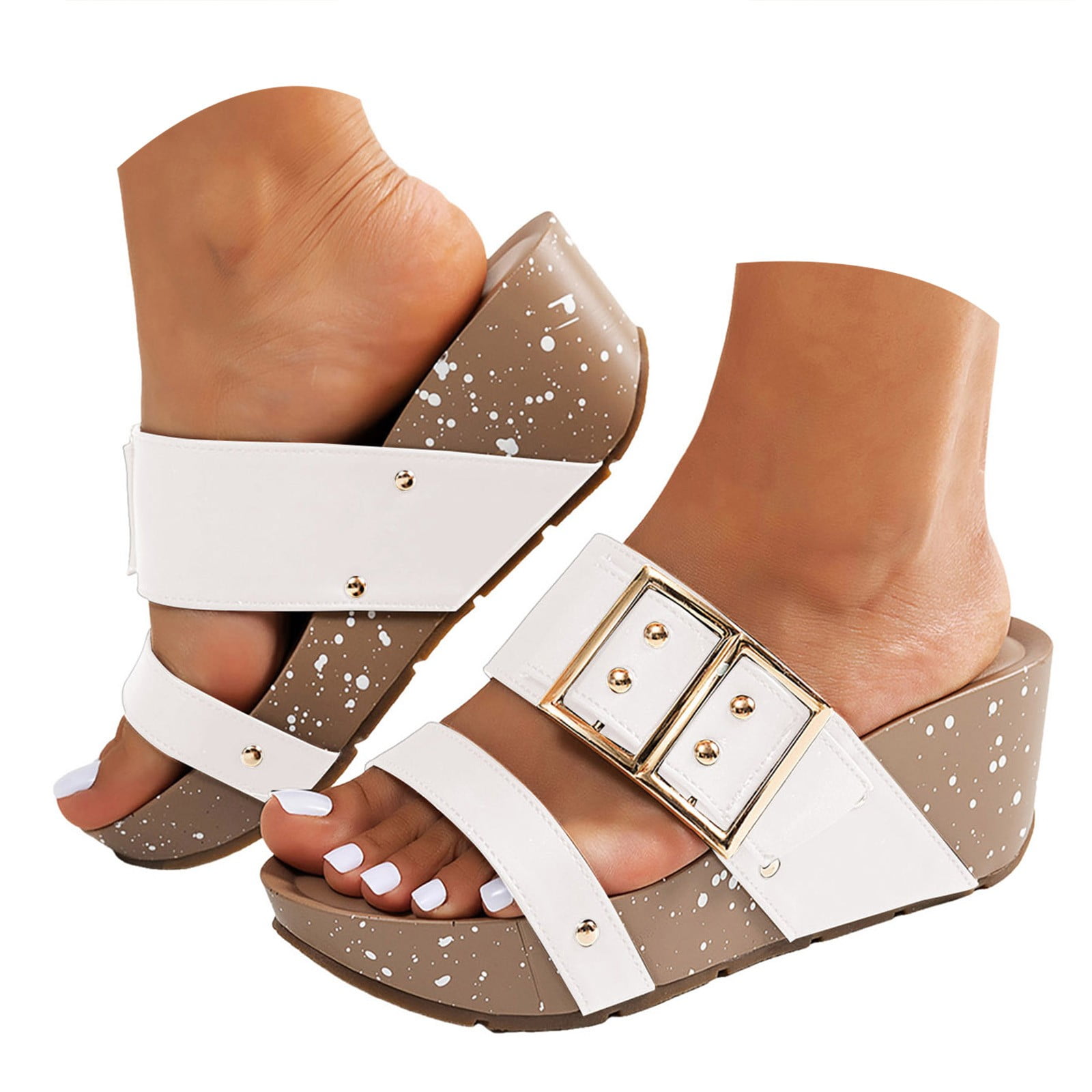 IUJSOY Platform Sandals Women 2025 Fashion Summer Dress Shoes Arch ...