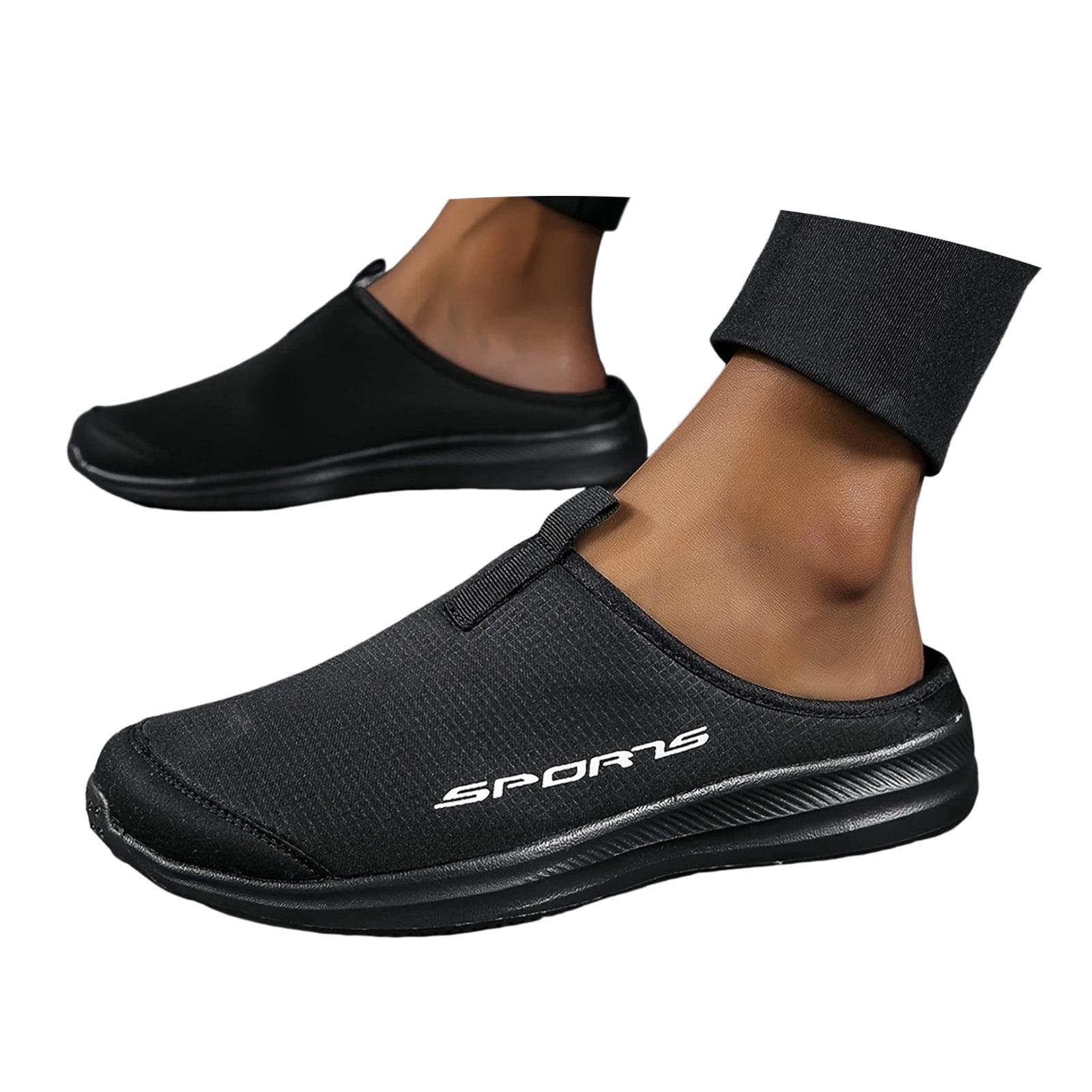 IUJSOY Slides for Men Comfortable Soft Sole Slip on Shoes Casual ...