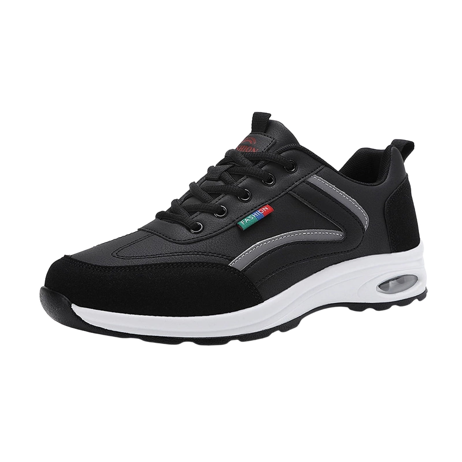 IUJSOY Sneakers for Men 2025 Fashion Lace up Running Shoes Comfort Arch ...
