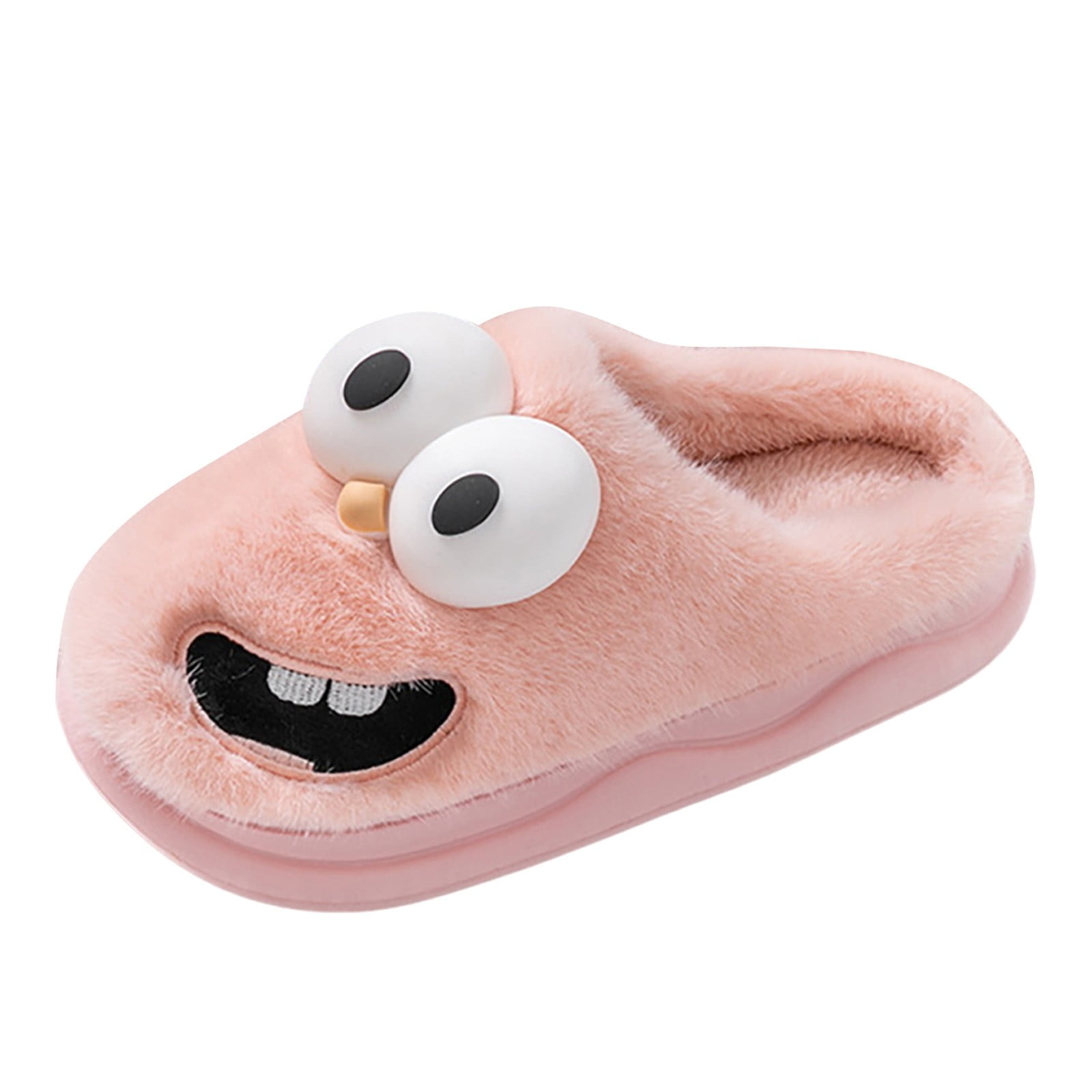 IUJSOY Tongue Out Slippers for Women Mens 3D Big Eye Dog Funny Thick ...