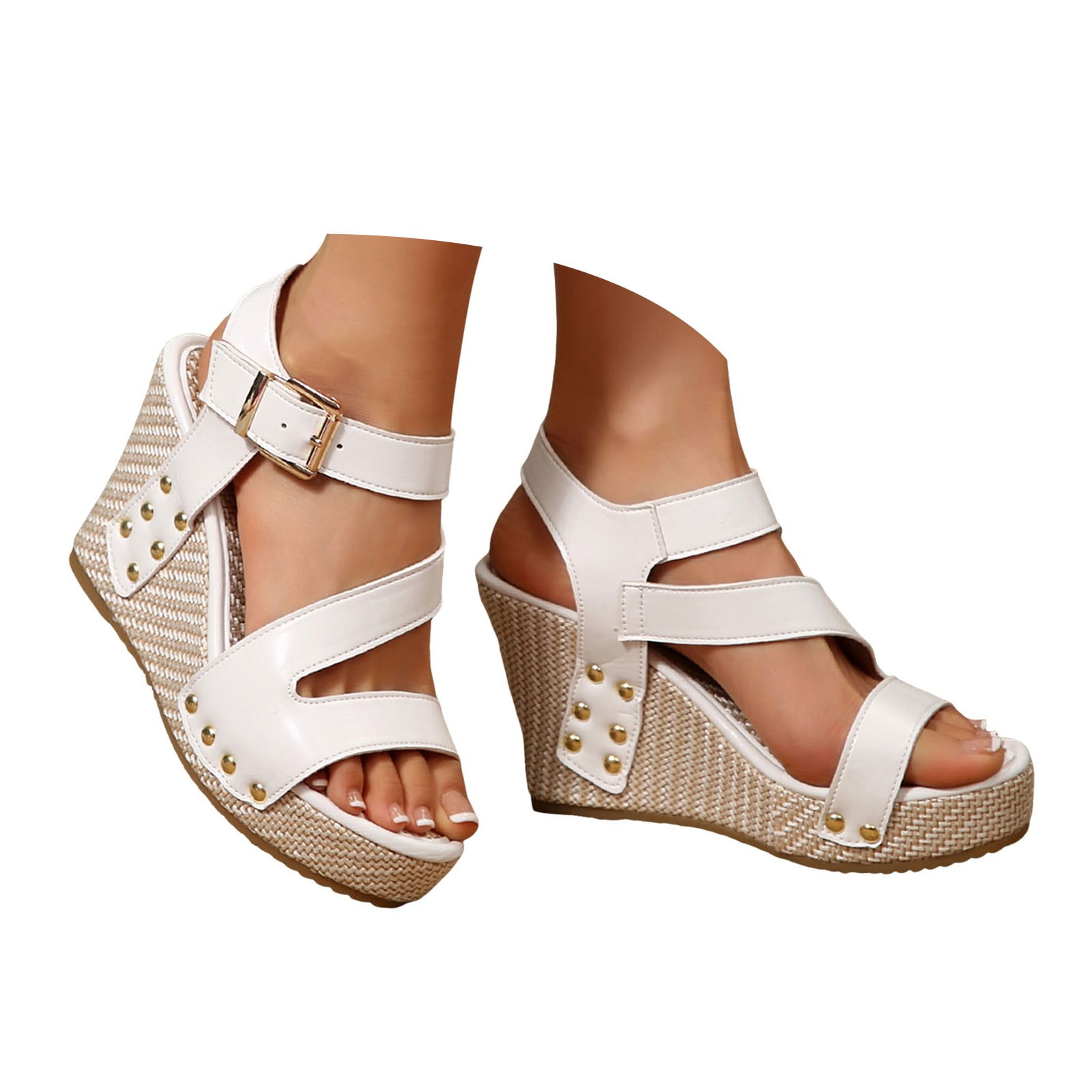 IUJSOY Wedges Heels for Women Platform Sandals 2025 Open Toe Wedge ...