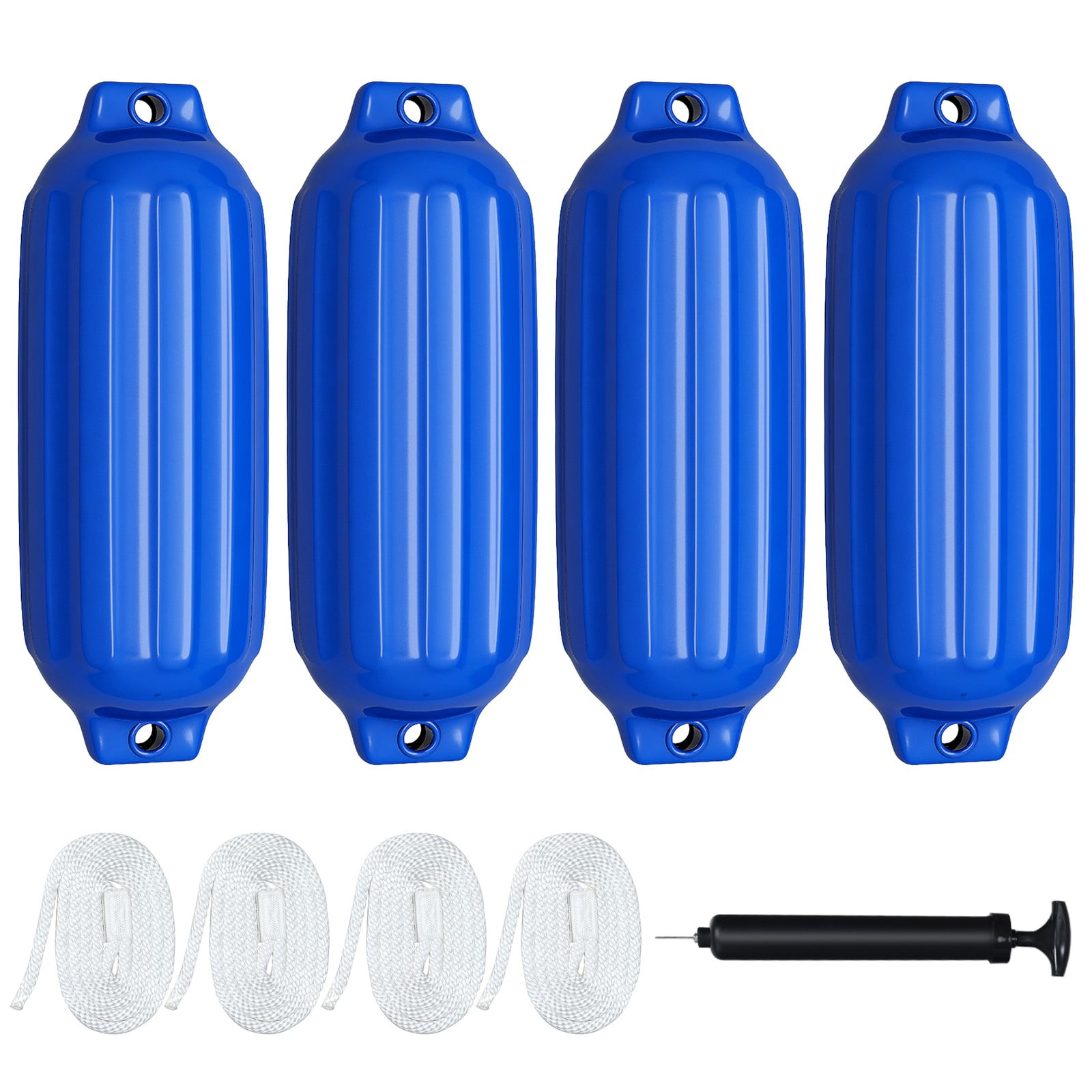 IUKRYU 23" Boat Fenders 4 Pack, Hand Inflatable Marine Bumpers with ...