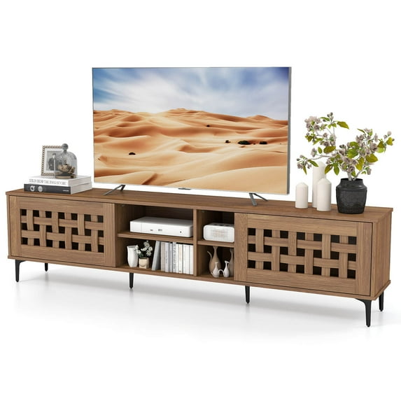 IUKRYU 71 inch TV cabinet can hold 80 inch TVs, modern storage TV ...