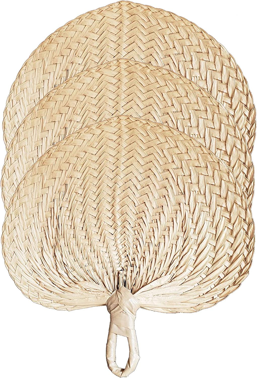 IULAVP Filipino Hand Fan, Abaniko, Pamaypay, Native Anahaw, Palm Leaf ...