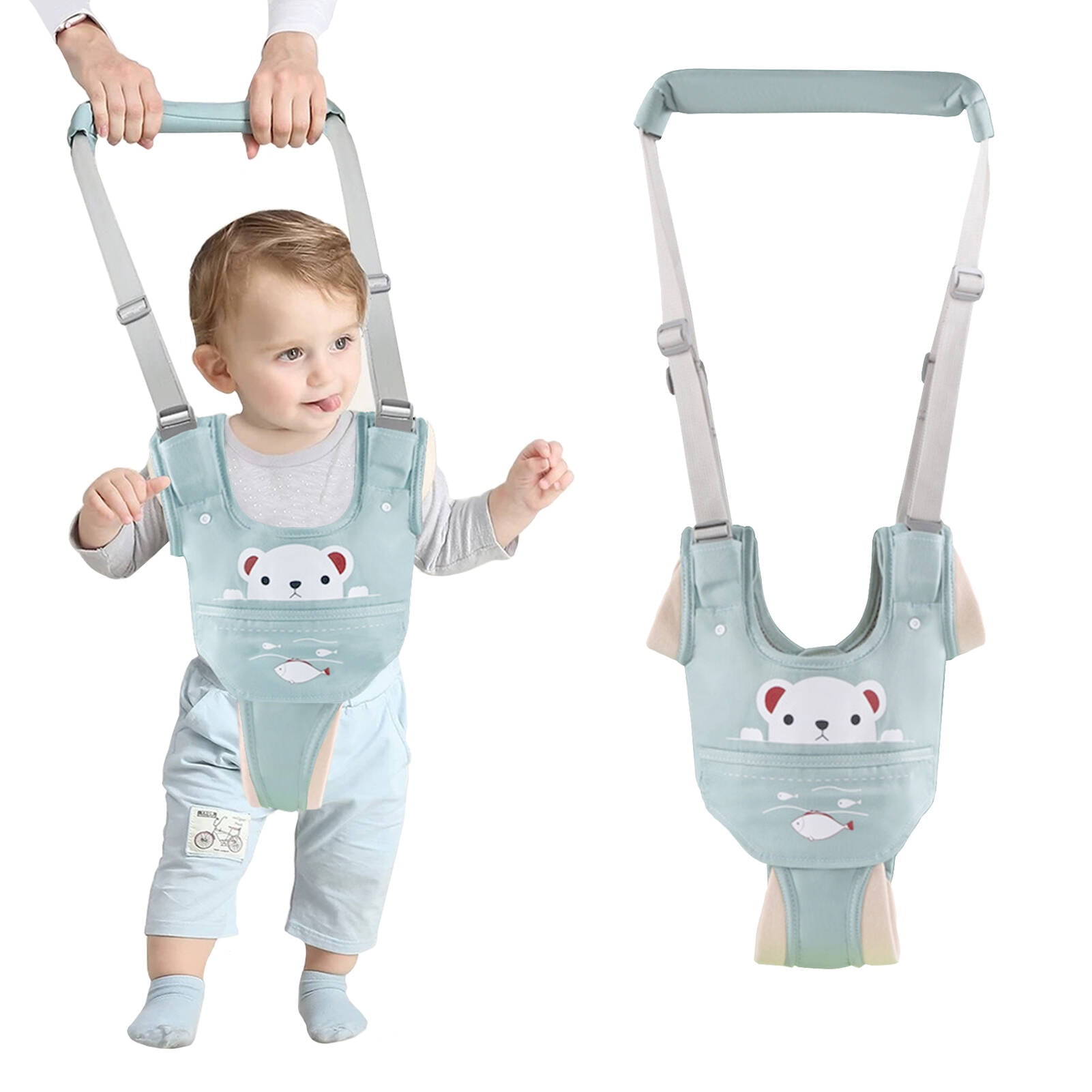 IULONEE Baby Walking Harness, Adjustable Toddler Walking Assistant ...