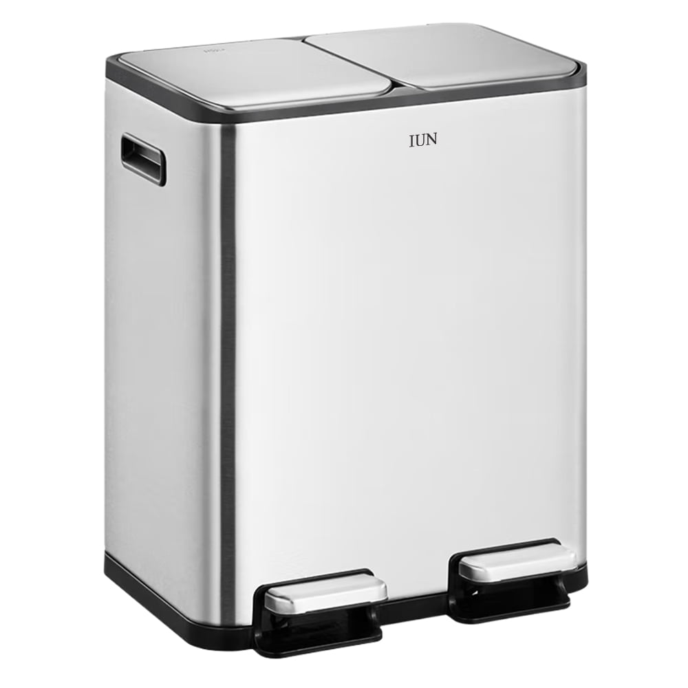 IUN Waste and trash separator machines, 16 Gallon Stainless Steel Trash ...