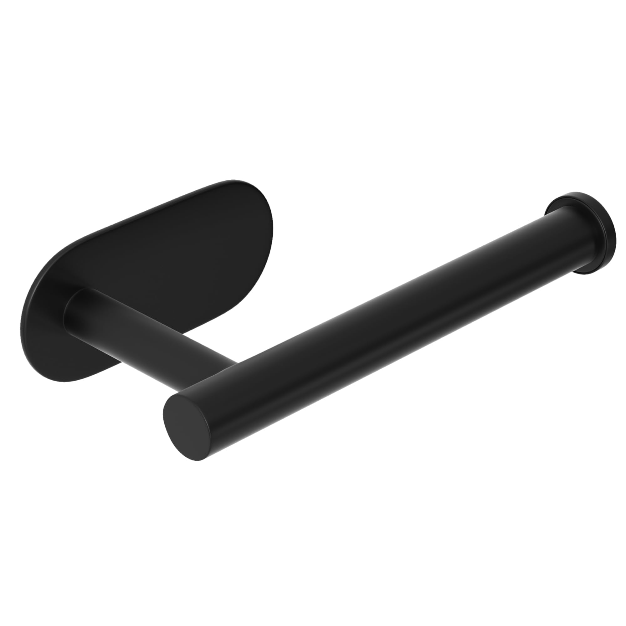 IURRDOP Self Adhesive Toilet Holder,Matte Black Toilet Holder Wall ...