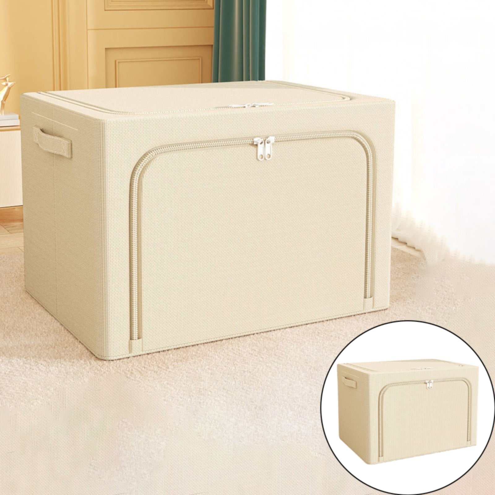 IUSOULZ Storage Bags Large Blanket Clothes Organization and Storage ...