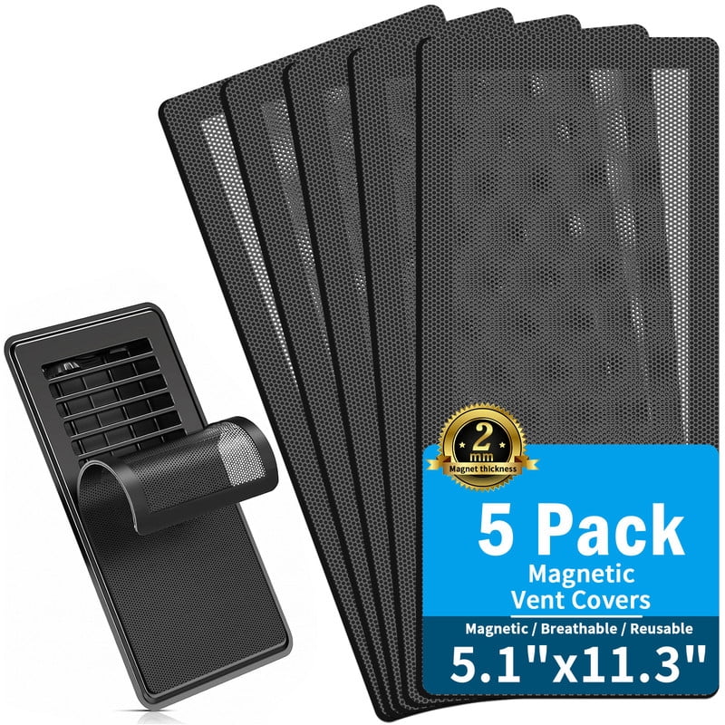 IUU - Extra Strong Magnetic Air Vent Screen Cover for Floor 5-Pack (5 ...