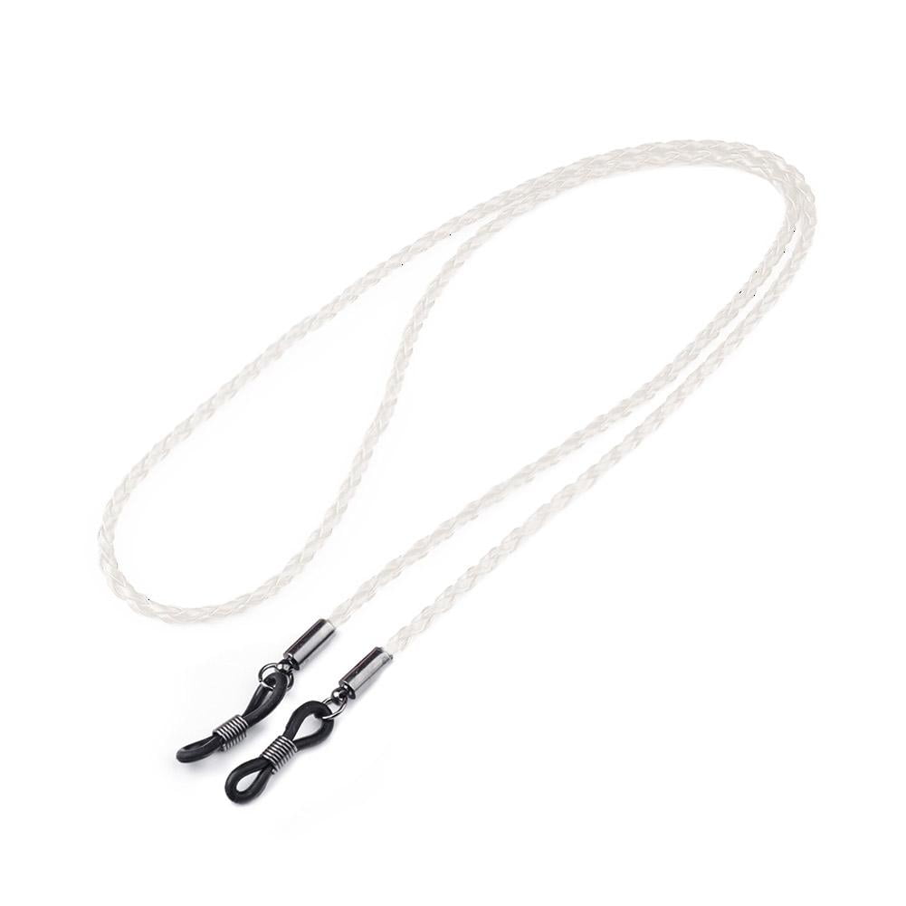 Soug WAXCMXYH 4 Pcs Eyeglass Straps, PU Leather Eye Glasses Holder ...