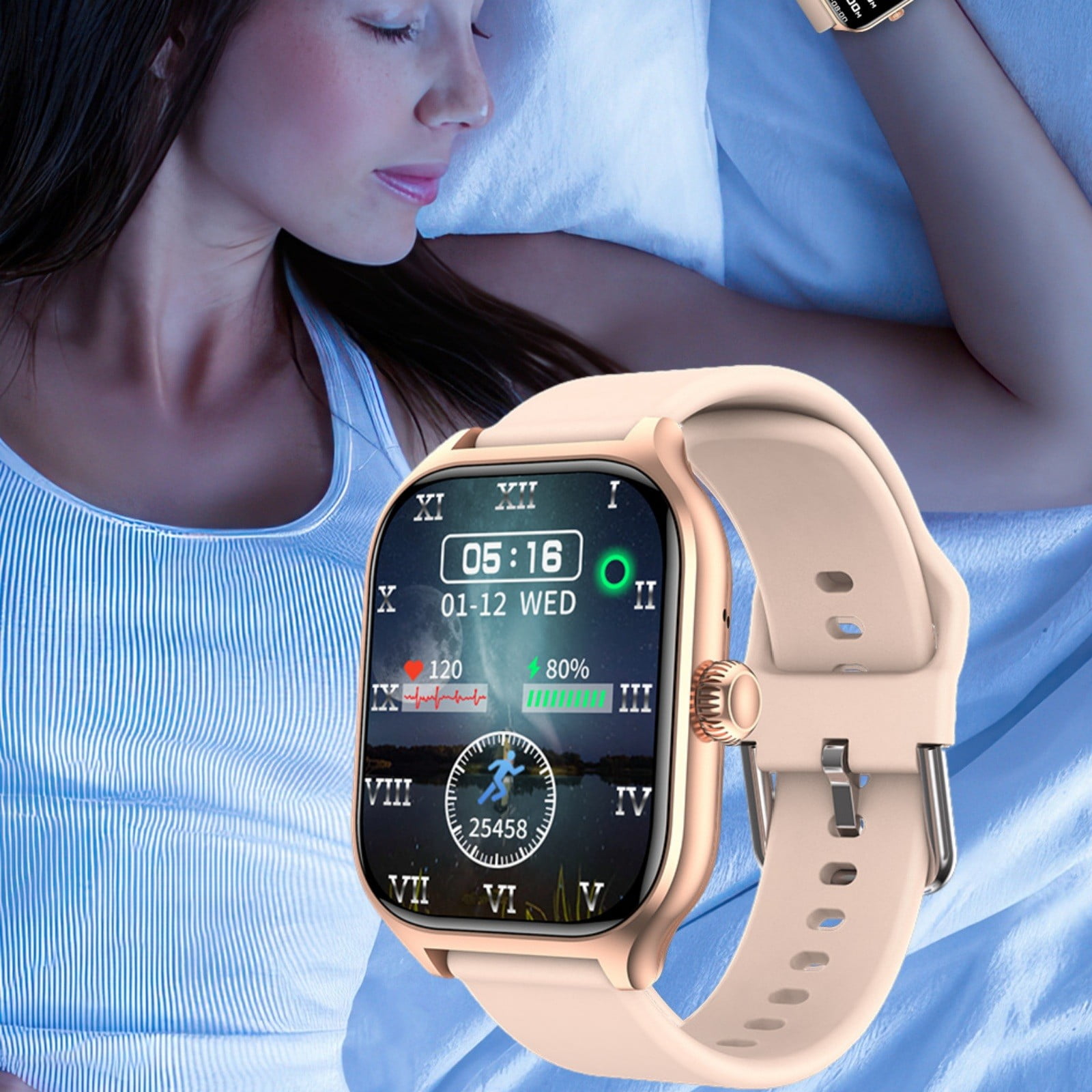 IUYT6 Smart Watch Multiple Motion Modes Remote Control Photography Full ...