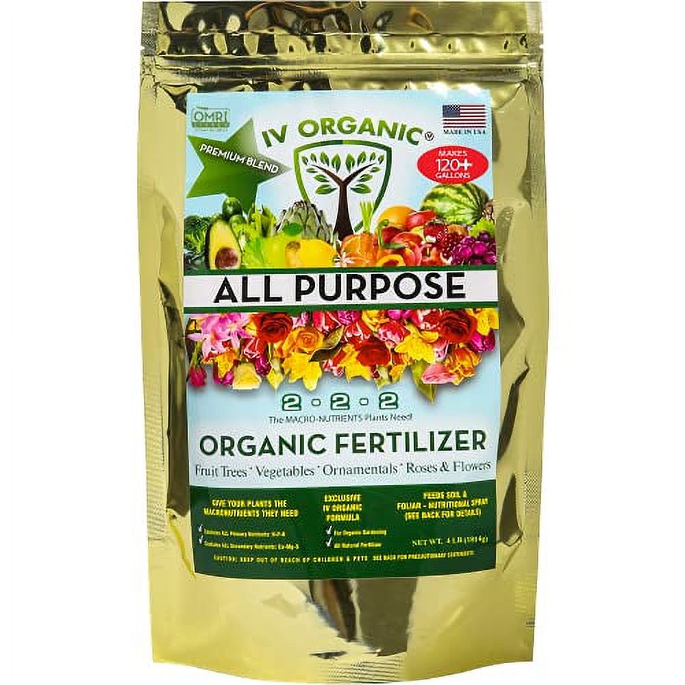 IV Organic All Purpose | Premium Blend Fertilizer (4 lbs) - Walmart.com