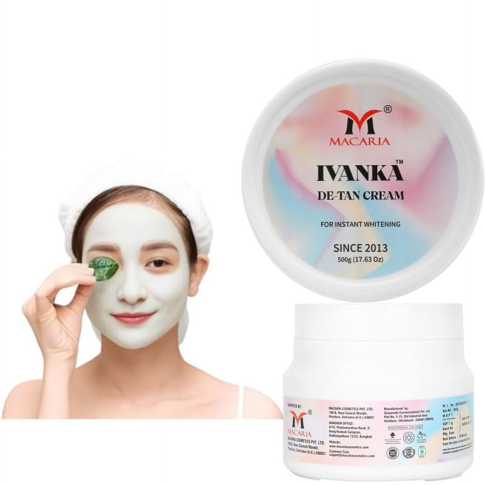 IVANKA Insta-Brightening De-Tan Elixir Face Pack Mask 3 in 1 | face ...