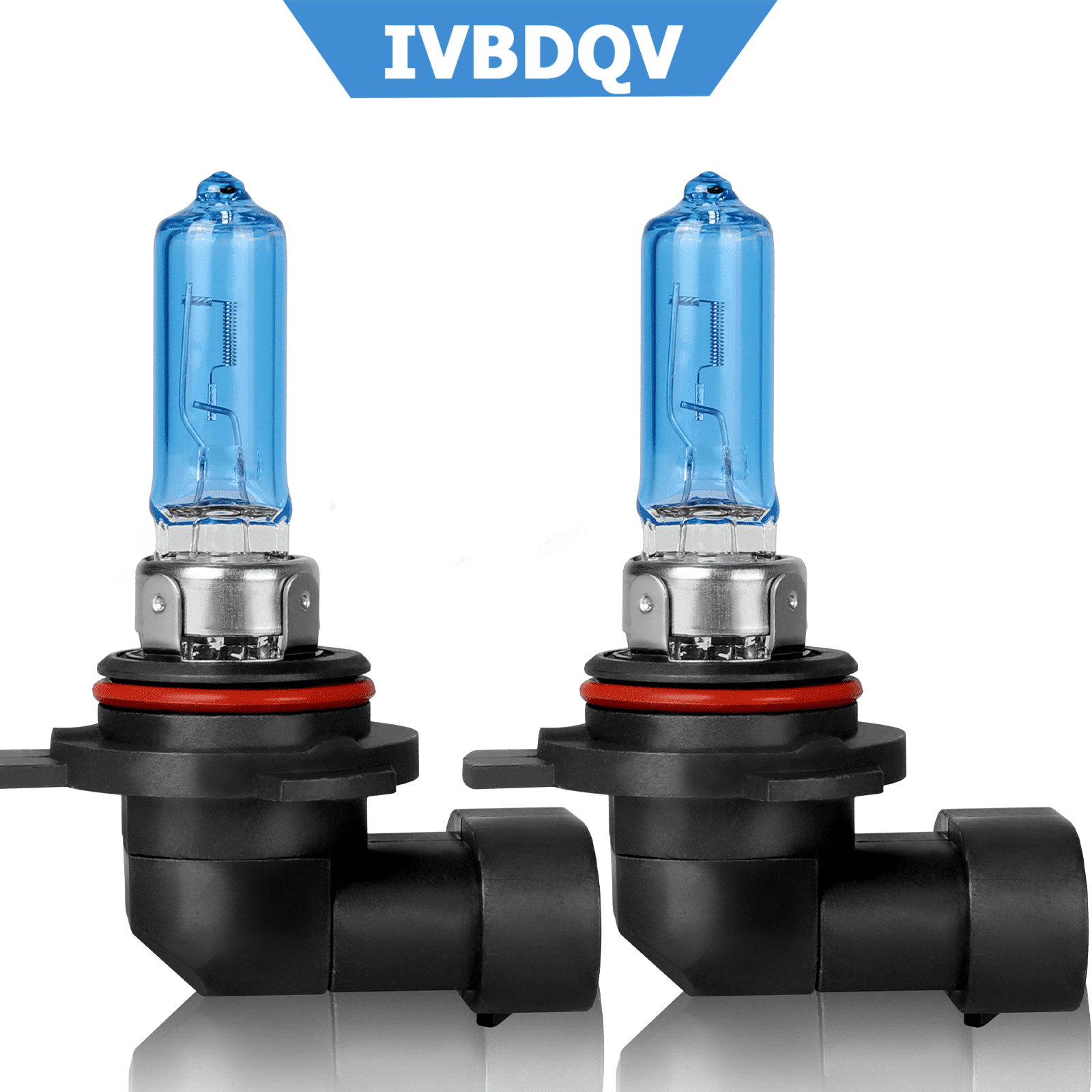 IVBDQV 2x 9012 HIR2 Halogen Headlight Bulbs High/Low Beam 4200K Warm ...