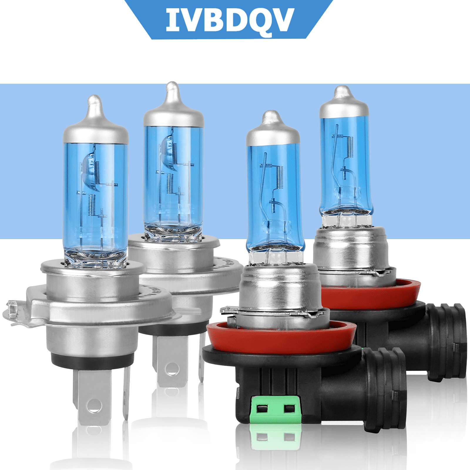 IVBDQV For 2012-2015 Toyota Tacoma Halogen Headlight Bulb H4 High Low ...