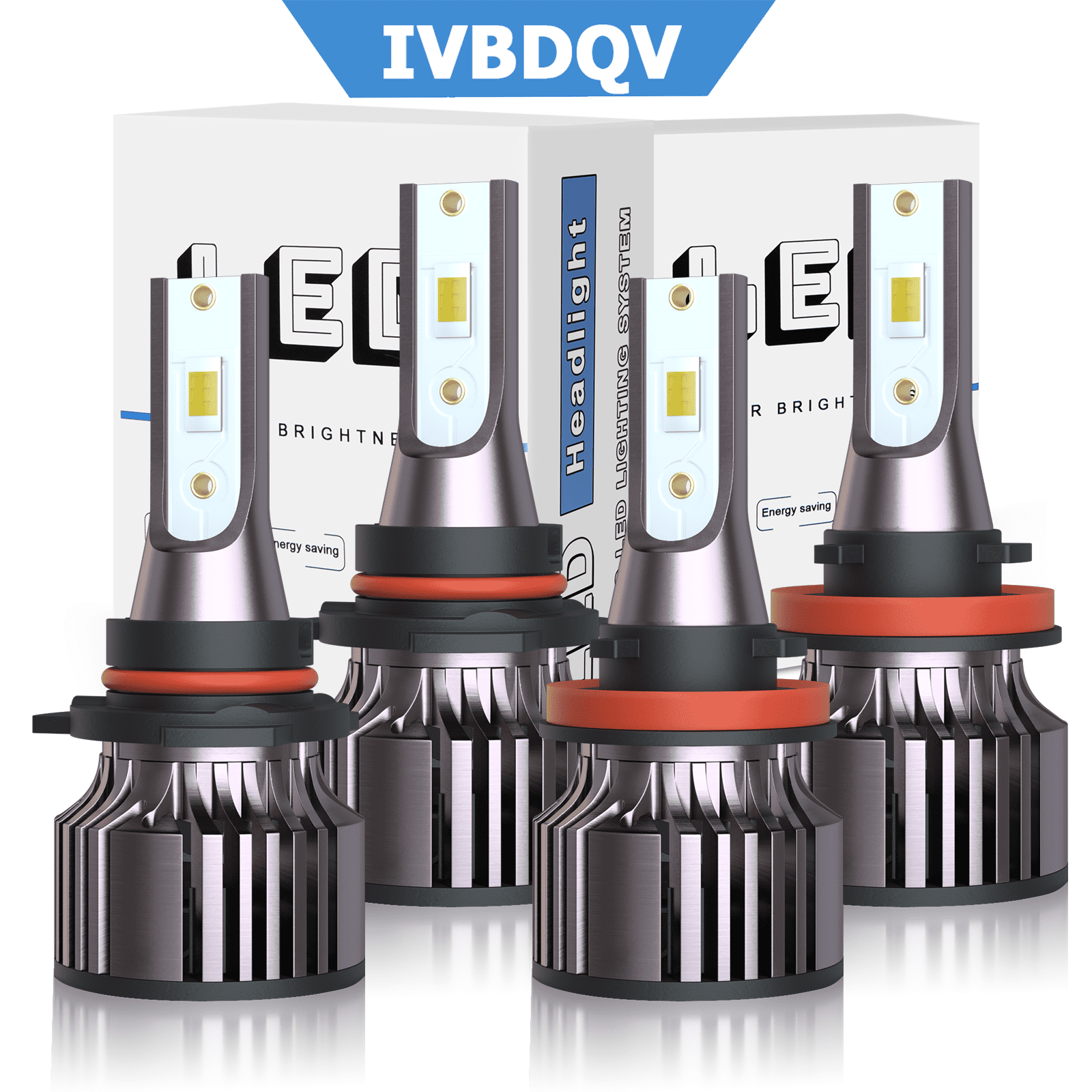 IVBDQV for Chevy Suburban 2015-2020 LED Headlight Bulbs 9005/HB3 H11 ...