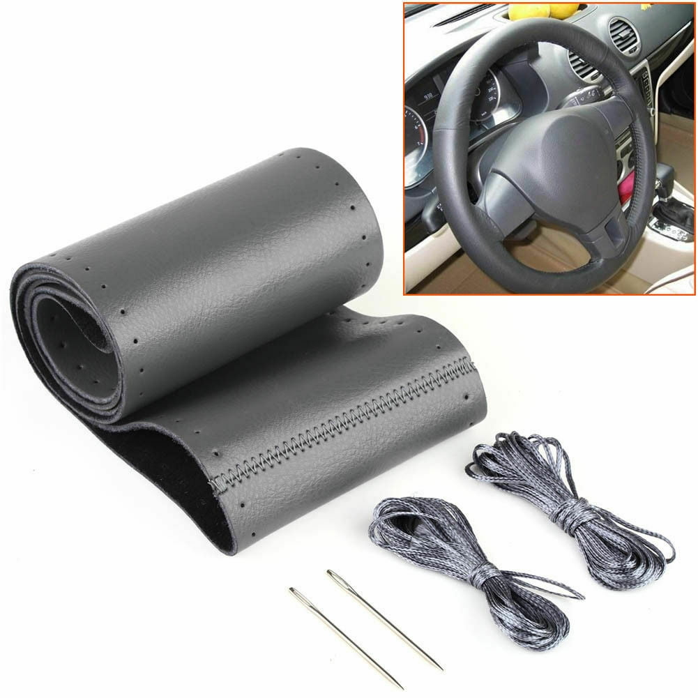 IVBDQV For Ford F-150 - 15 inch / 38CM New Black Genuine Leather Car ...