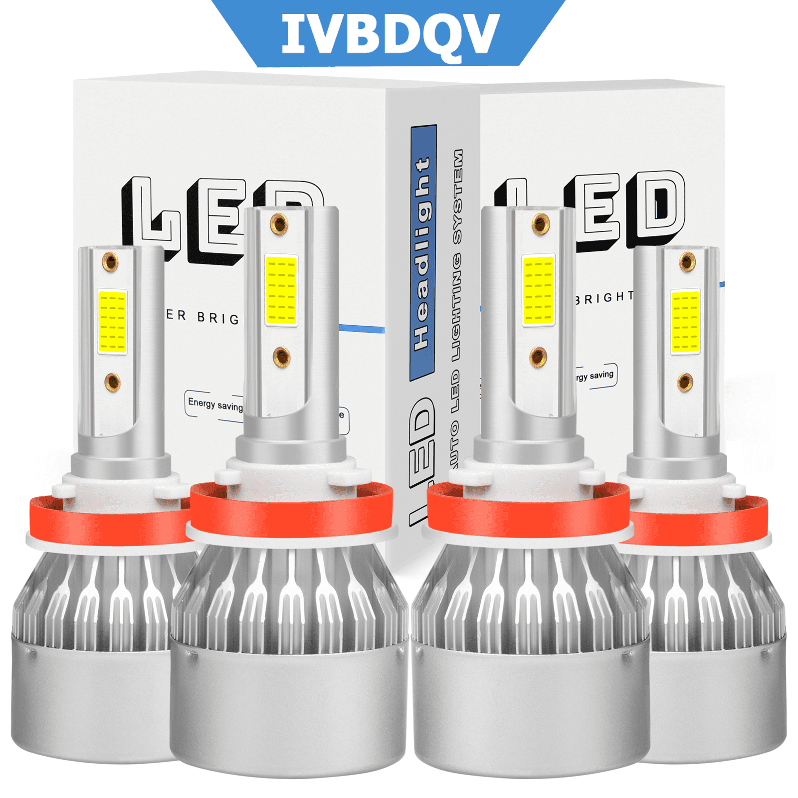 IVBDQV H9/H11 High Low Beam For Cadillac CTS 2008-2013 2014 2015 LED ...
