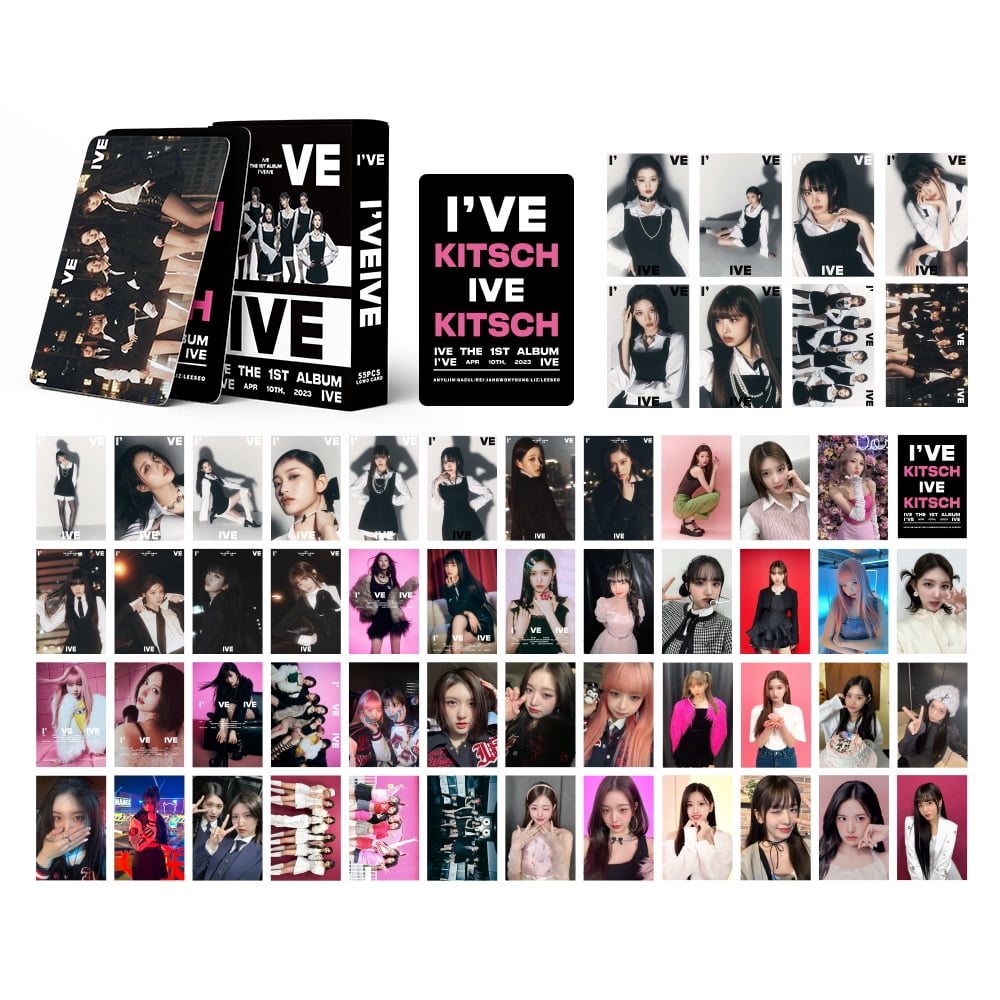 IVE 55Pcs LOMO Cards Set - IVE 2023 I’VE Album Mini Polaroid Photo Cards 2023 IVE Members ...