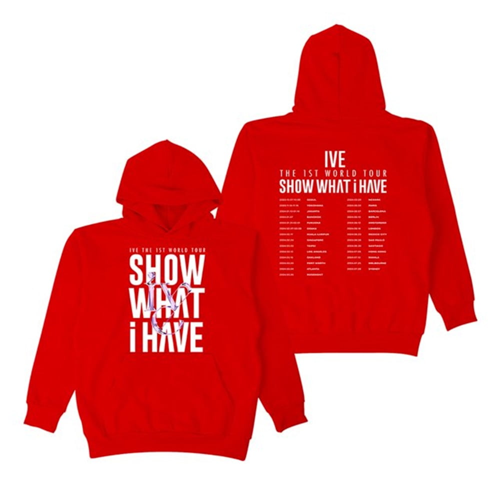 IVE THE 1ST WORLD TOUR Hoodies Kpop Merch Winter For Women/Men Long ...