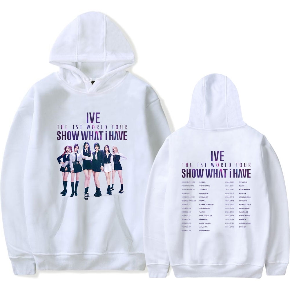 IVE The 1st World Tour Show What I have Merch Long Sleeve Hoodies For ...