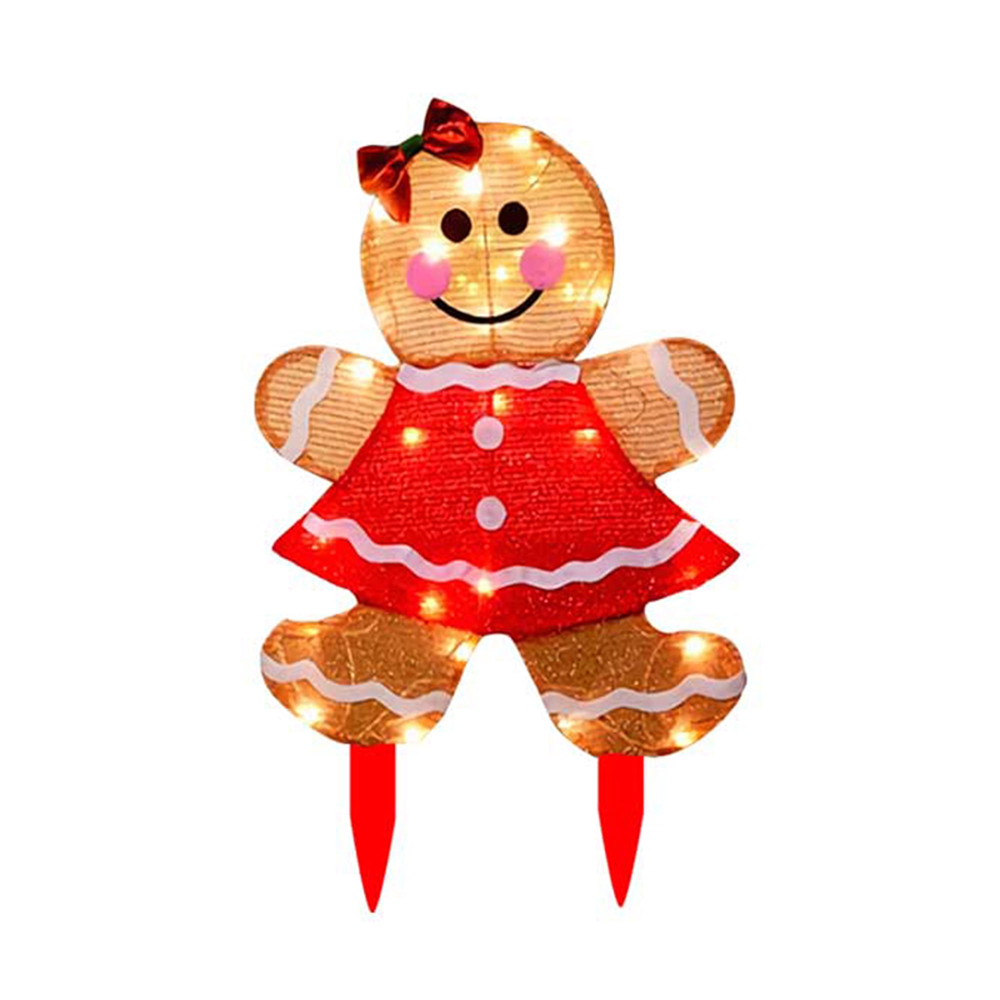 IVEMOULODEC Dazzle Bright Christmas Outdoor Decorations, 2-Piece ...