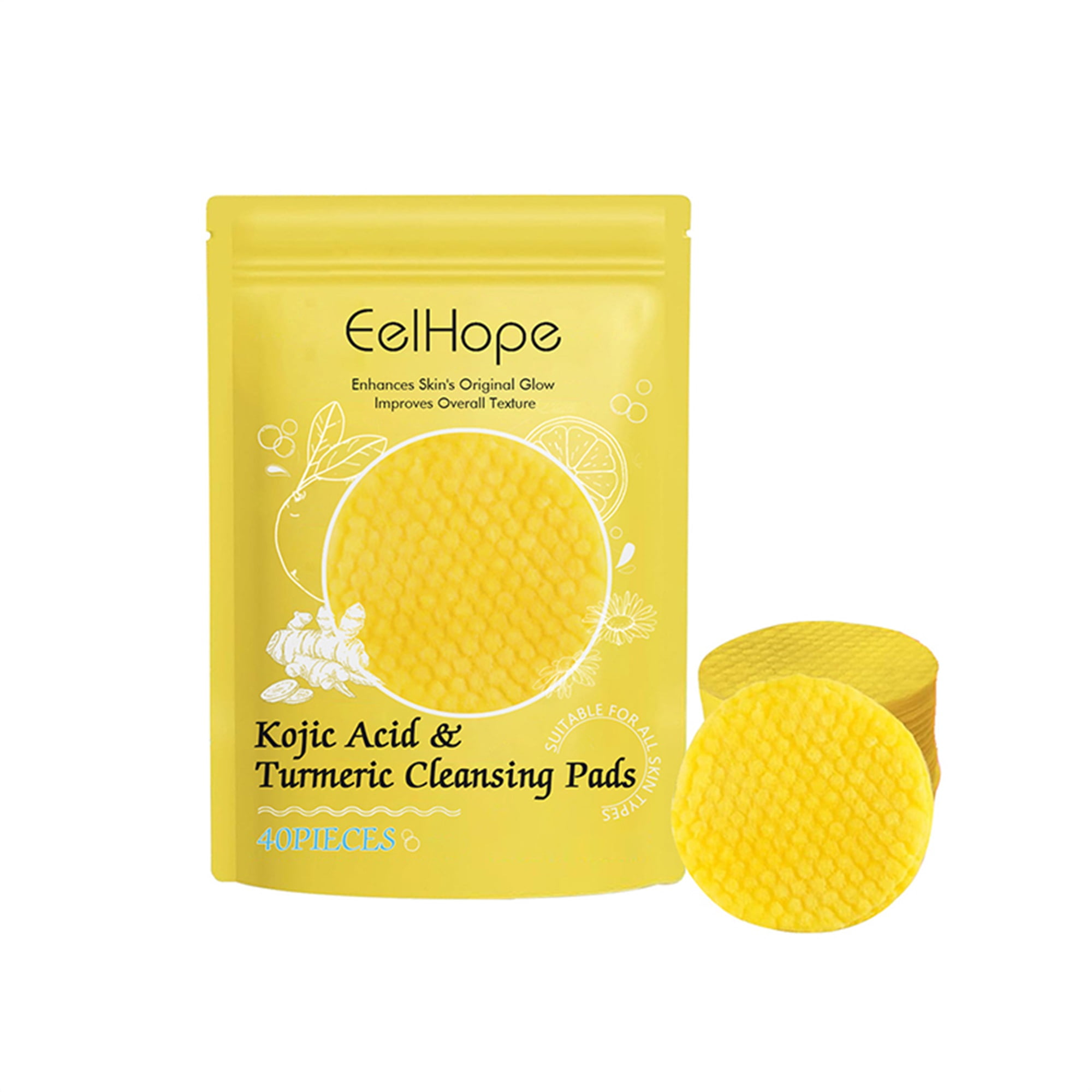 IVEMOULODEC Kojic Acid Turmeric Cleansing Pads Gentle Turmeric ... IVEMOULODEC Kojic Acid Turmeric Cleansing Pads Gentle Turmeric ...
