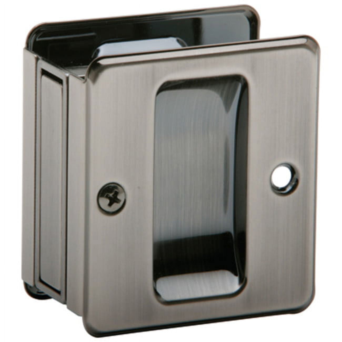 IVES SC990B-620 Sliding Pocket Door Pull Finish: Blackened Satin Nickel ...