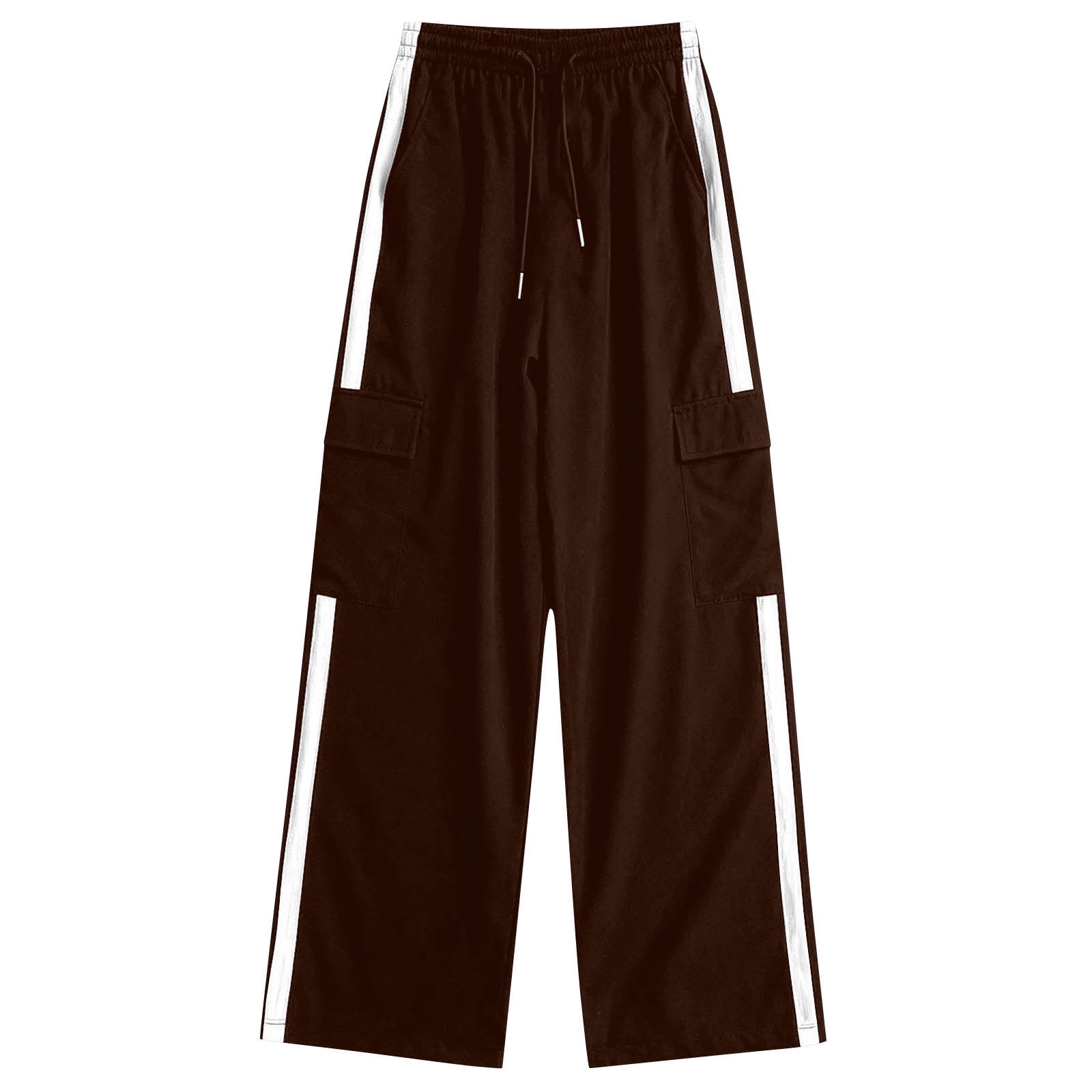 IVEYRTF Children Wide Leg Pants with Drawstring Cargo Pants Kids ...