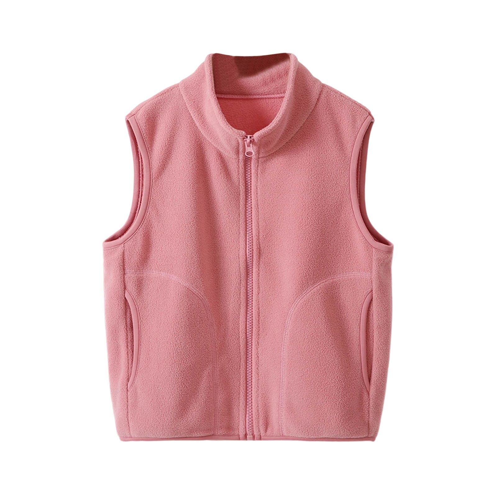 IVEYRTF Childrens Sleeveless Vests Warm Zipper Jacket Casual Outerwear ...