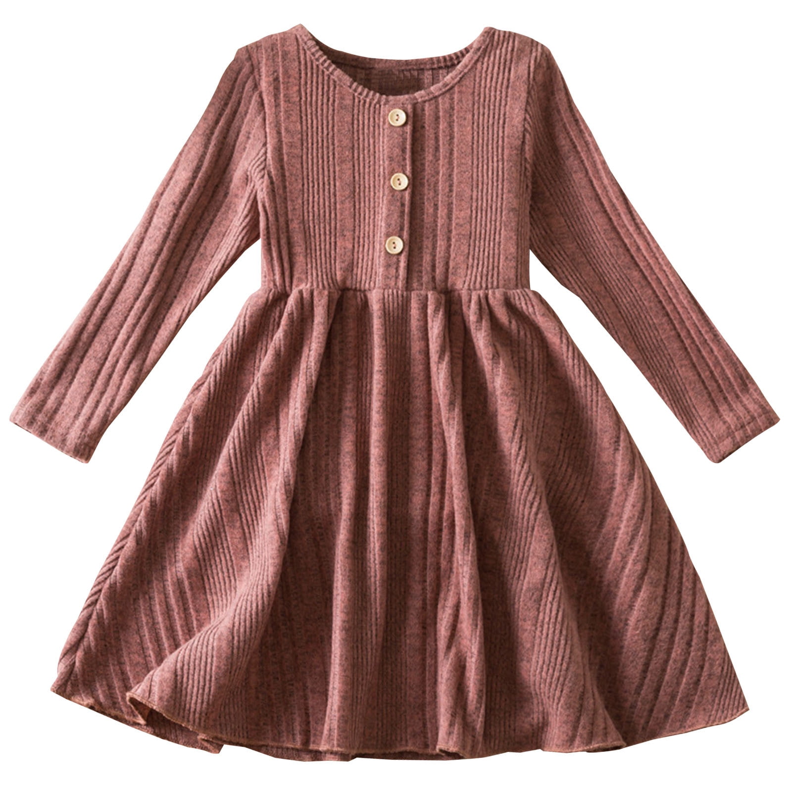 IVEYRTF Girls Long Sleeve Princess Dress Ruffled Lace Embroidery Bow ...