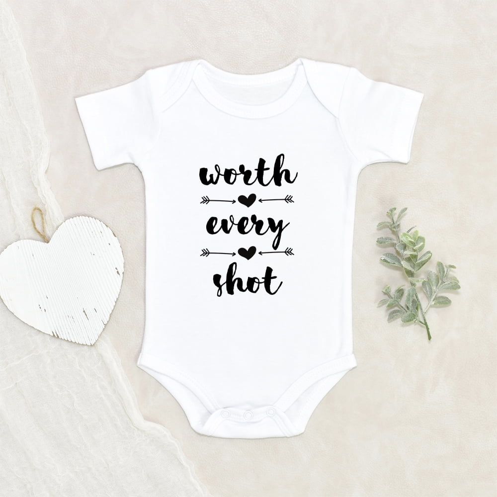 IVF Baby Clothes - Worthful Every Shot Baby Clothes - Newborn Baby ...