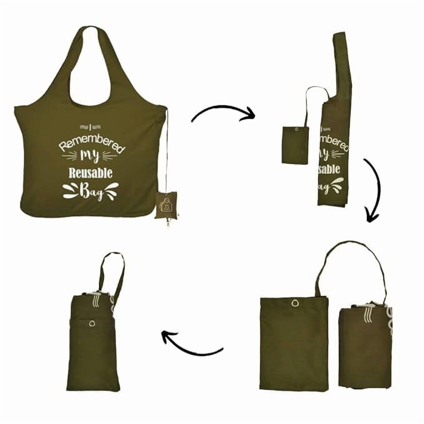 IVILLAGE Foldable Reusable Polyester Bags for Shopping and Daily ...