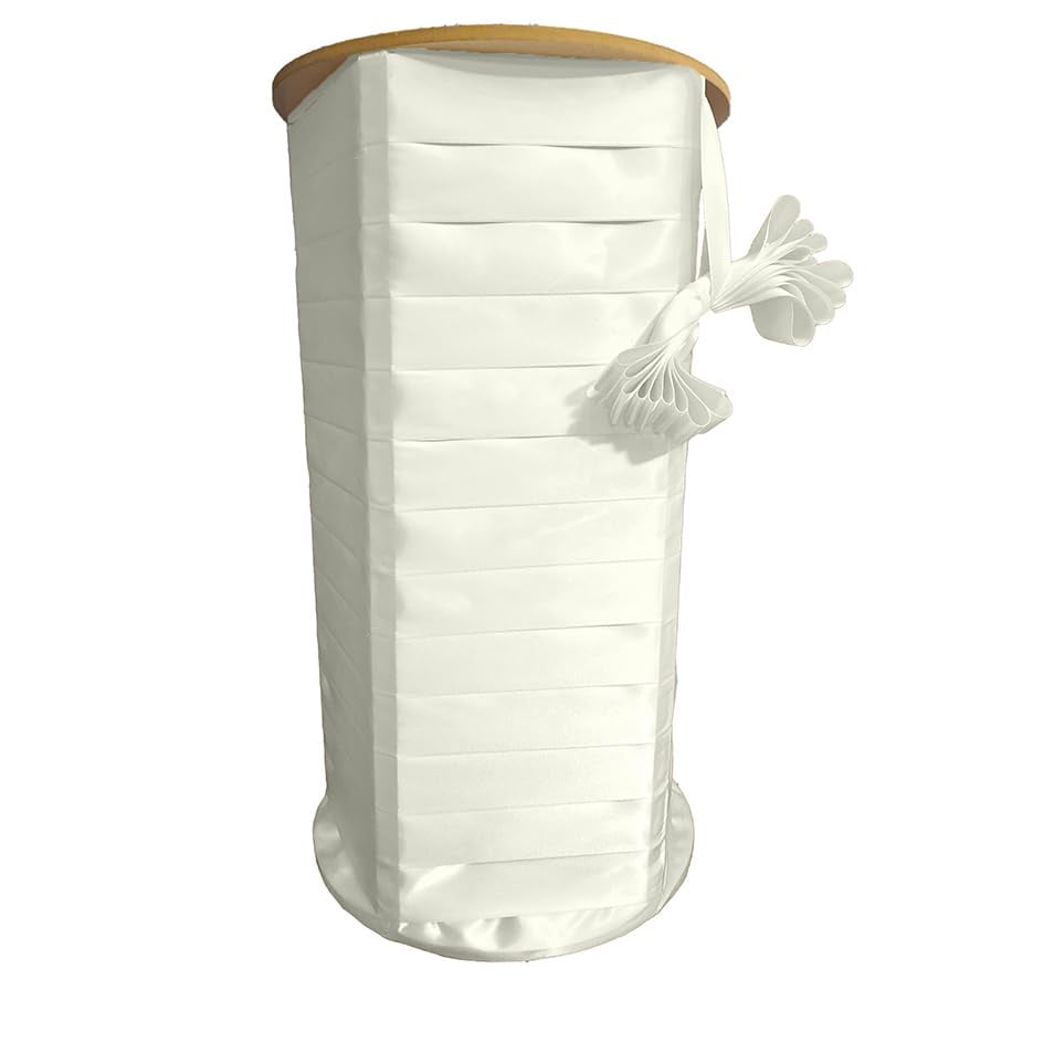 (IVORY) - Handmade Reusable Spinning Pinata with Pull-Action Ribbon (NO ...