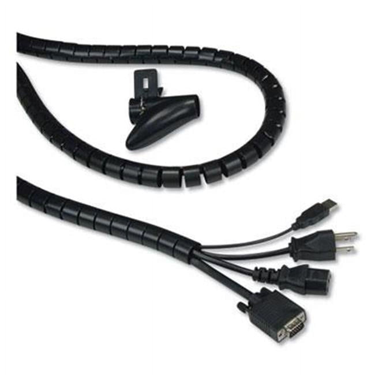 IVR 72 in. Management Floor Cable, Black - Walmart.com