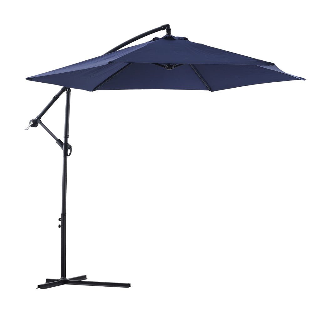 IVV 10 Ft Cantilever Offset Outdoor Patio Umbrella with Tilt Crank, 6 ...