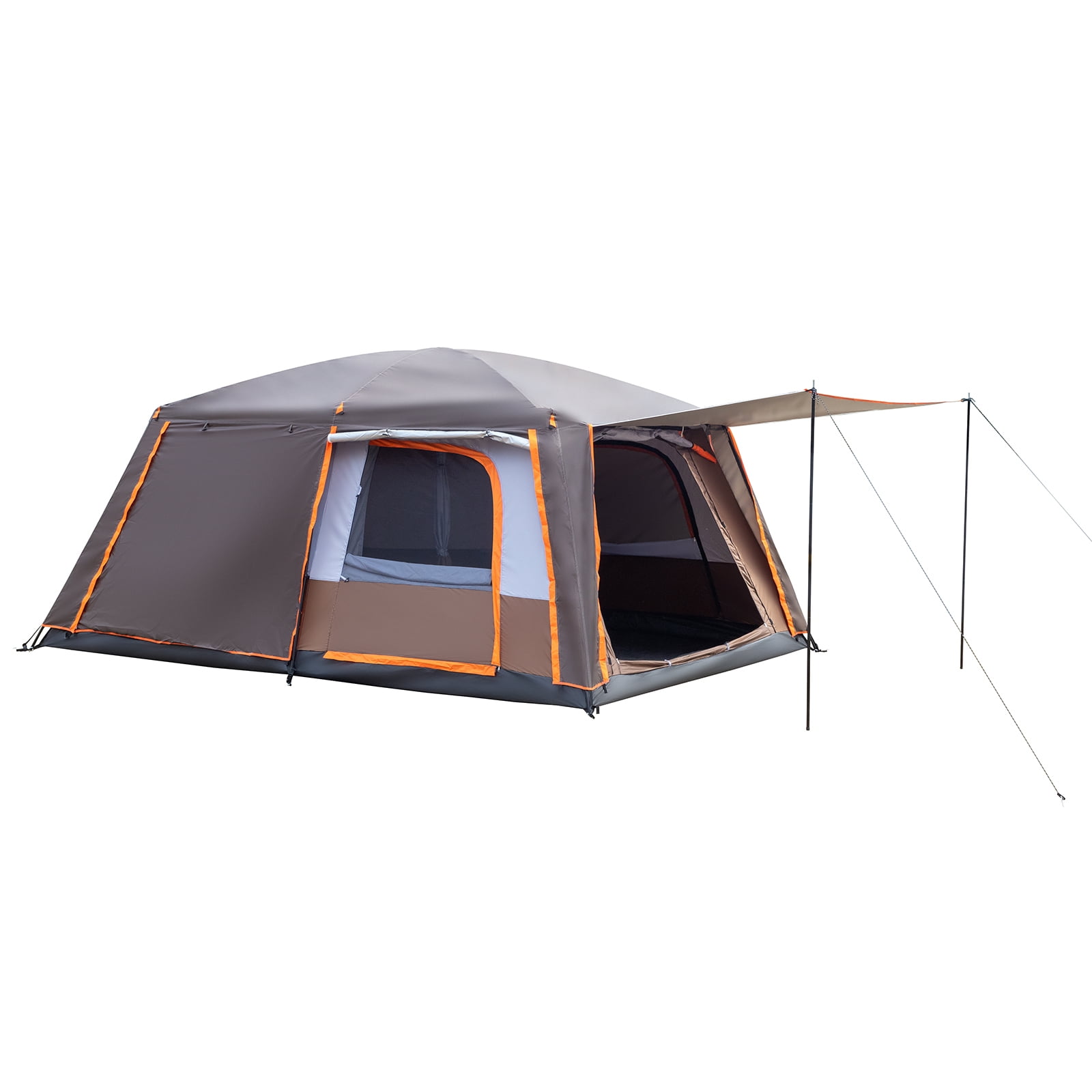 IVV 12 Person Camping Blackout Tent, 3 Room Tent for Family, Portable ...