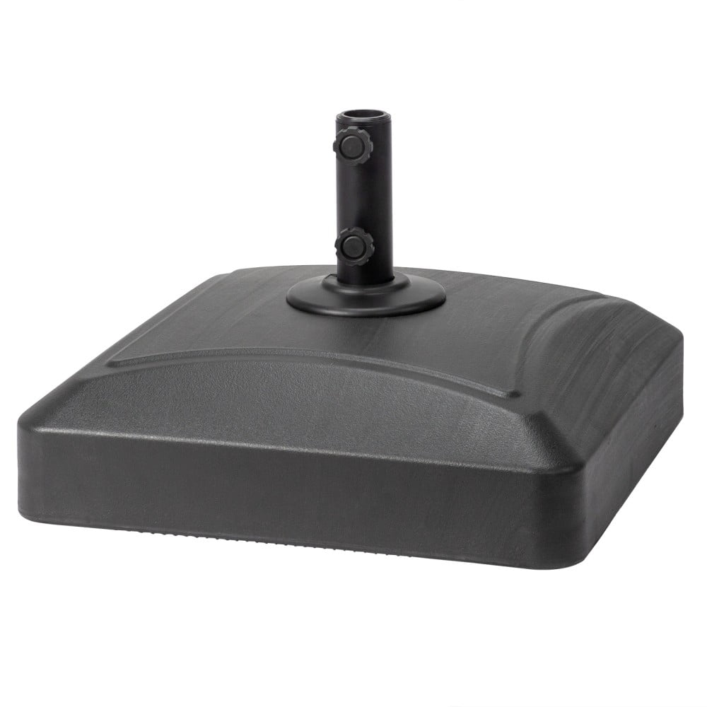IVV 21.6" Square Plastic Water Injection Base Parasol Base, Free ...